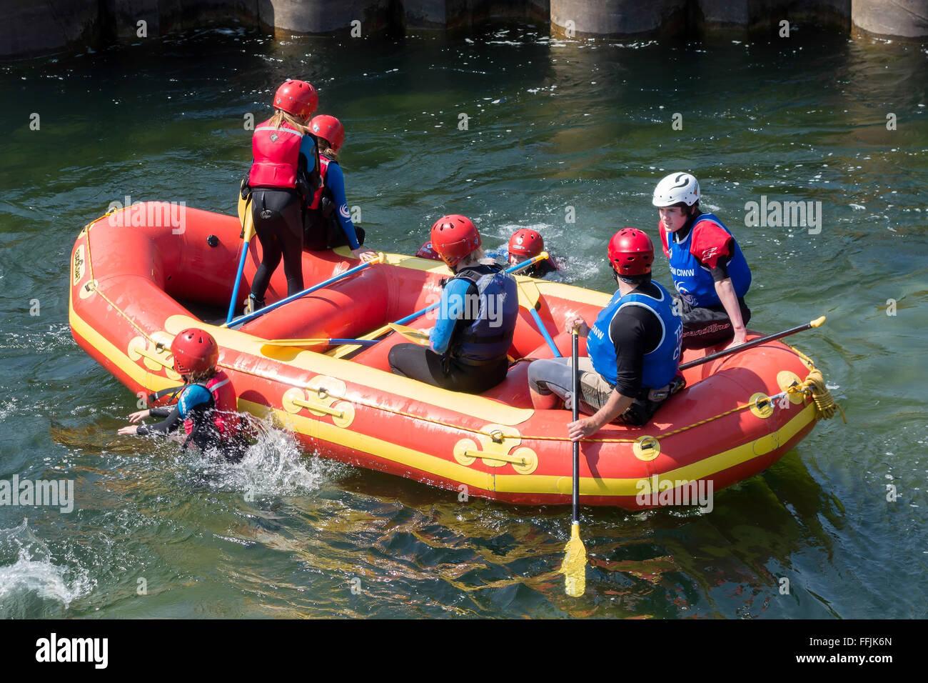 Water Sports at the Cardiff International White Water Centre Stock ...