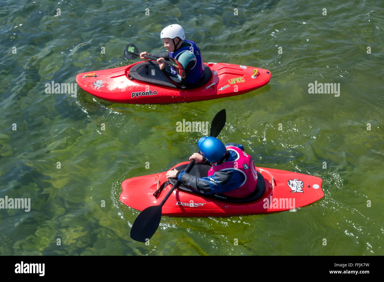 Water Sports at the Cardiff International White Water Centre Stock ...
