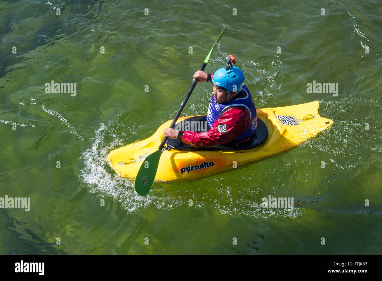 Water Sports at the Cardiff International White Water Centre Stock ...
