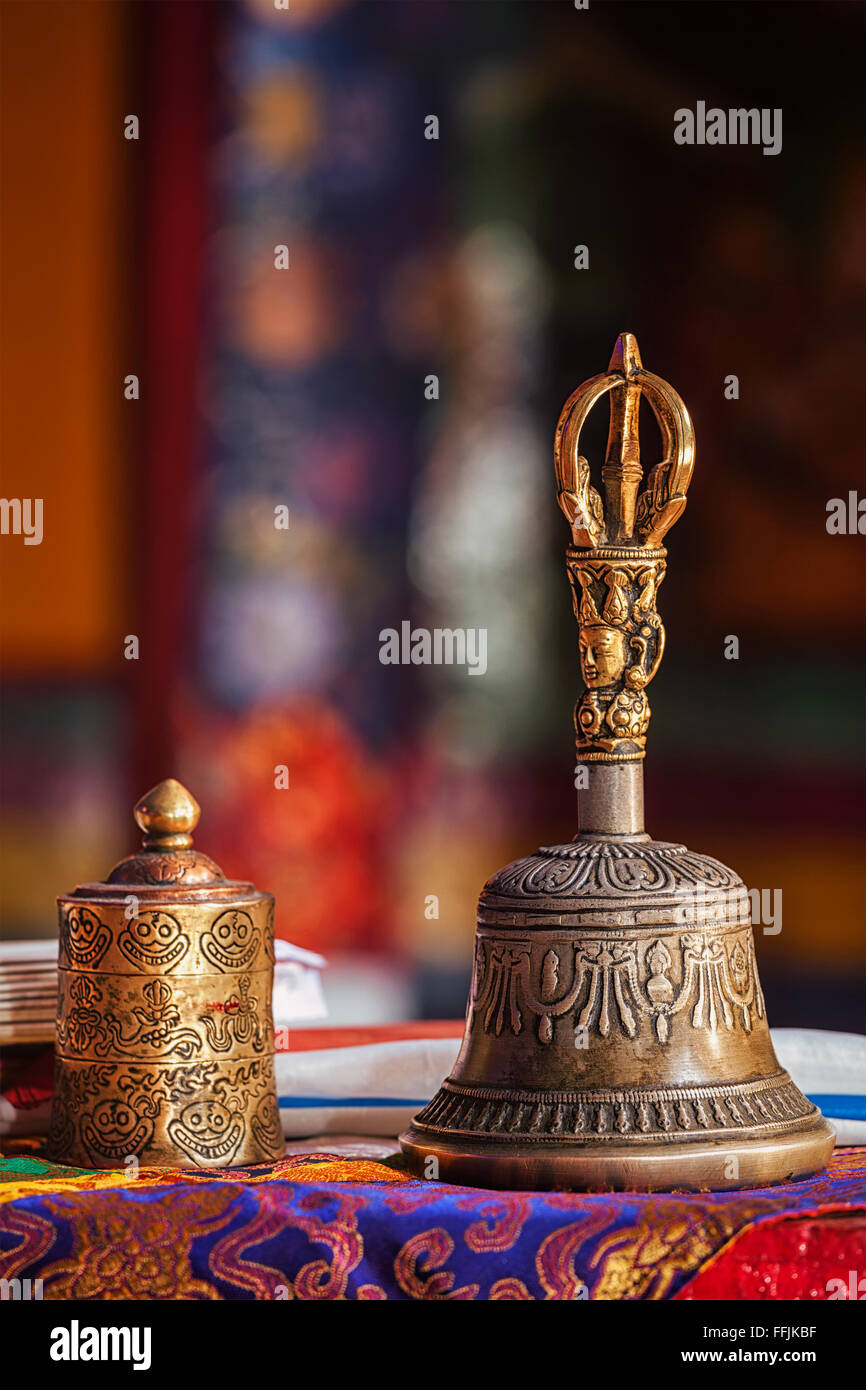 Bell buddhism hi-res stock photography and images - Alamy
