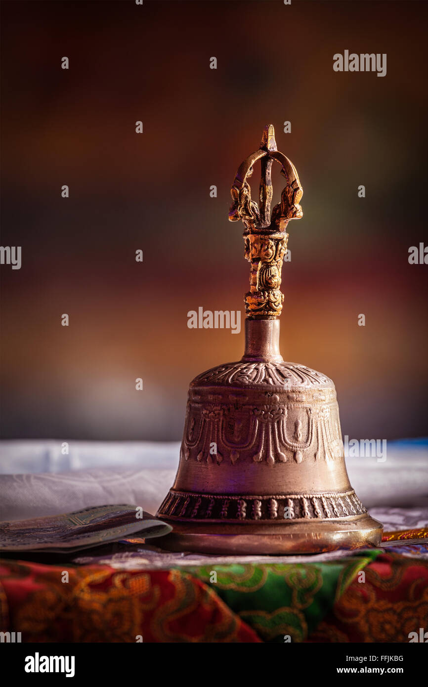 Religious bell in Buddhist monastery Stock Photo - Alamy