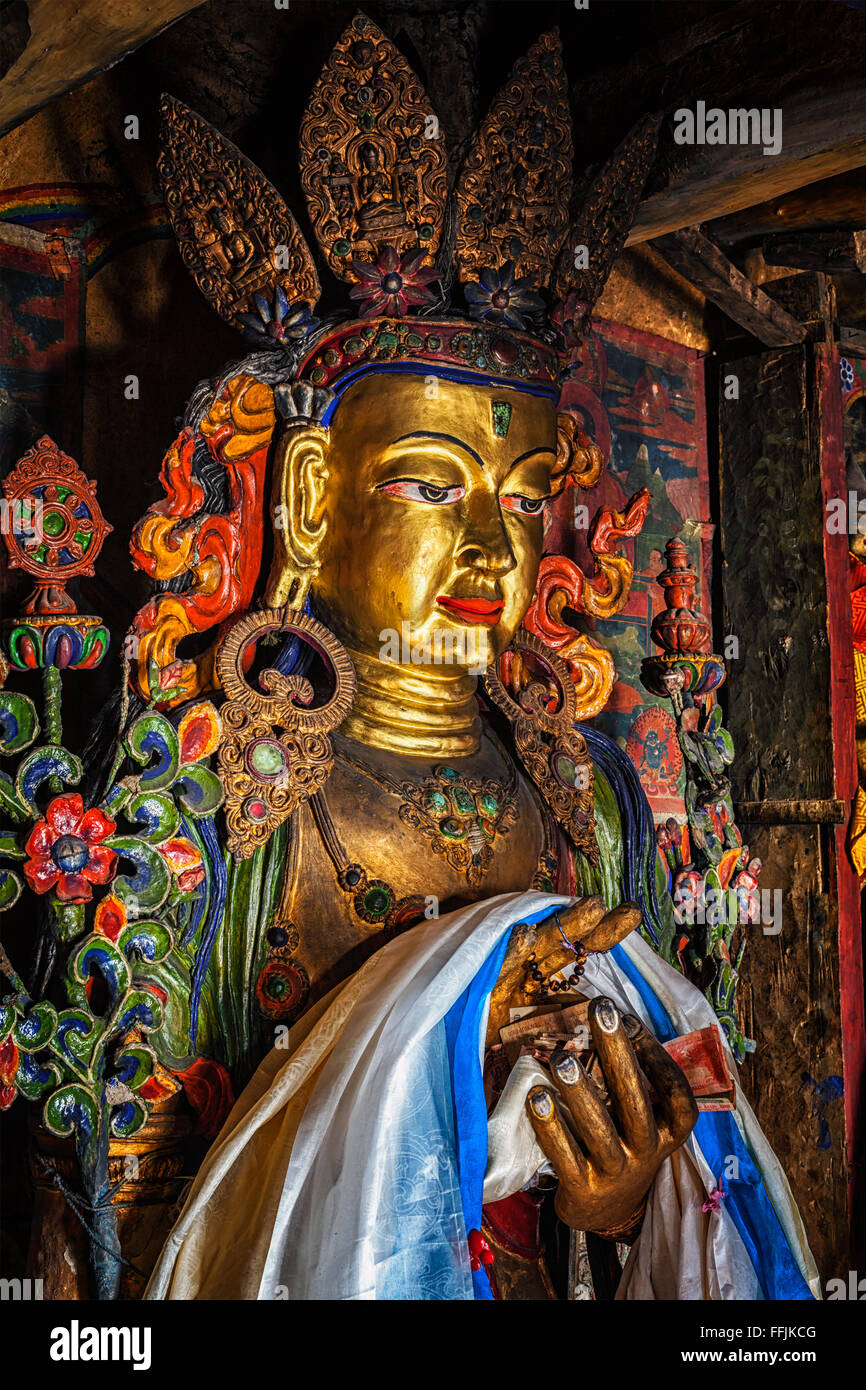 Maitreya buddha statue hi-res stock photography and images - Alamy