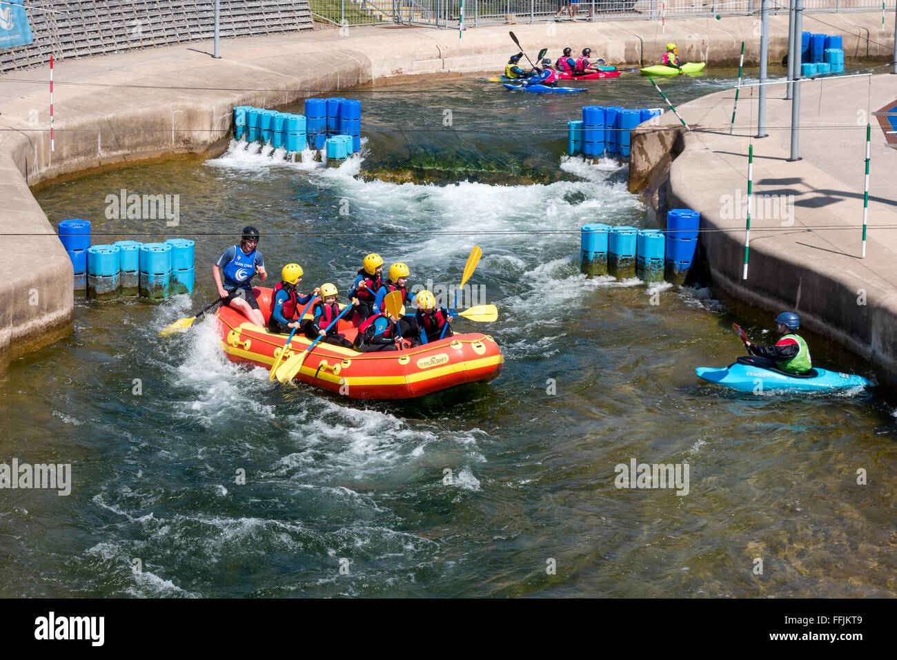 Water Sports at the Cardiff International White Water Centre Stock ...