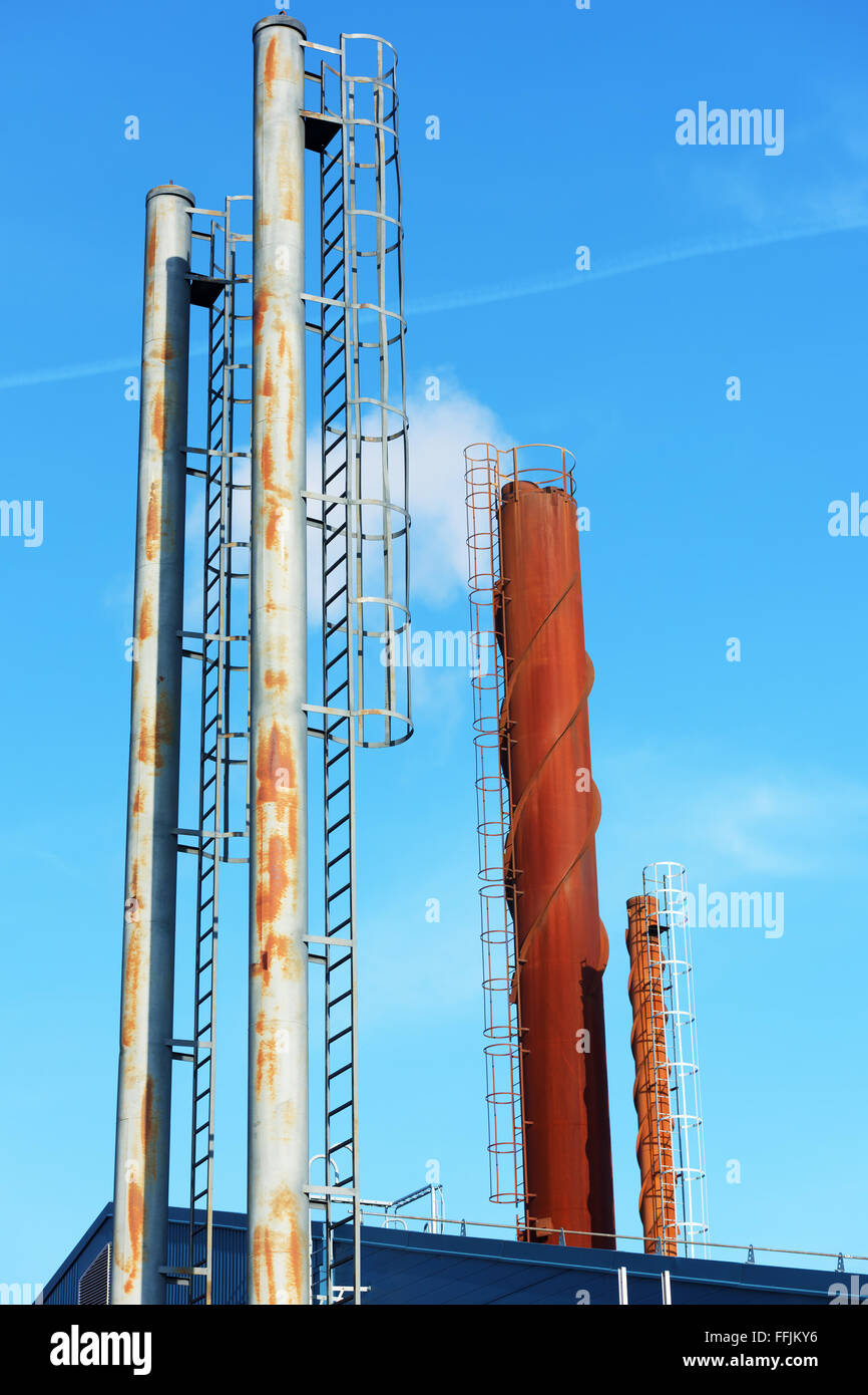 Co2 smoke stack chimney hi-res stock photography and images - Alamy