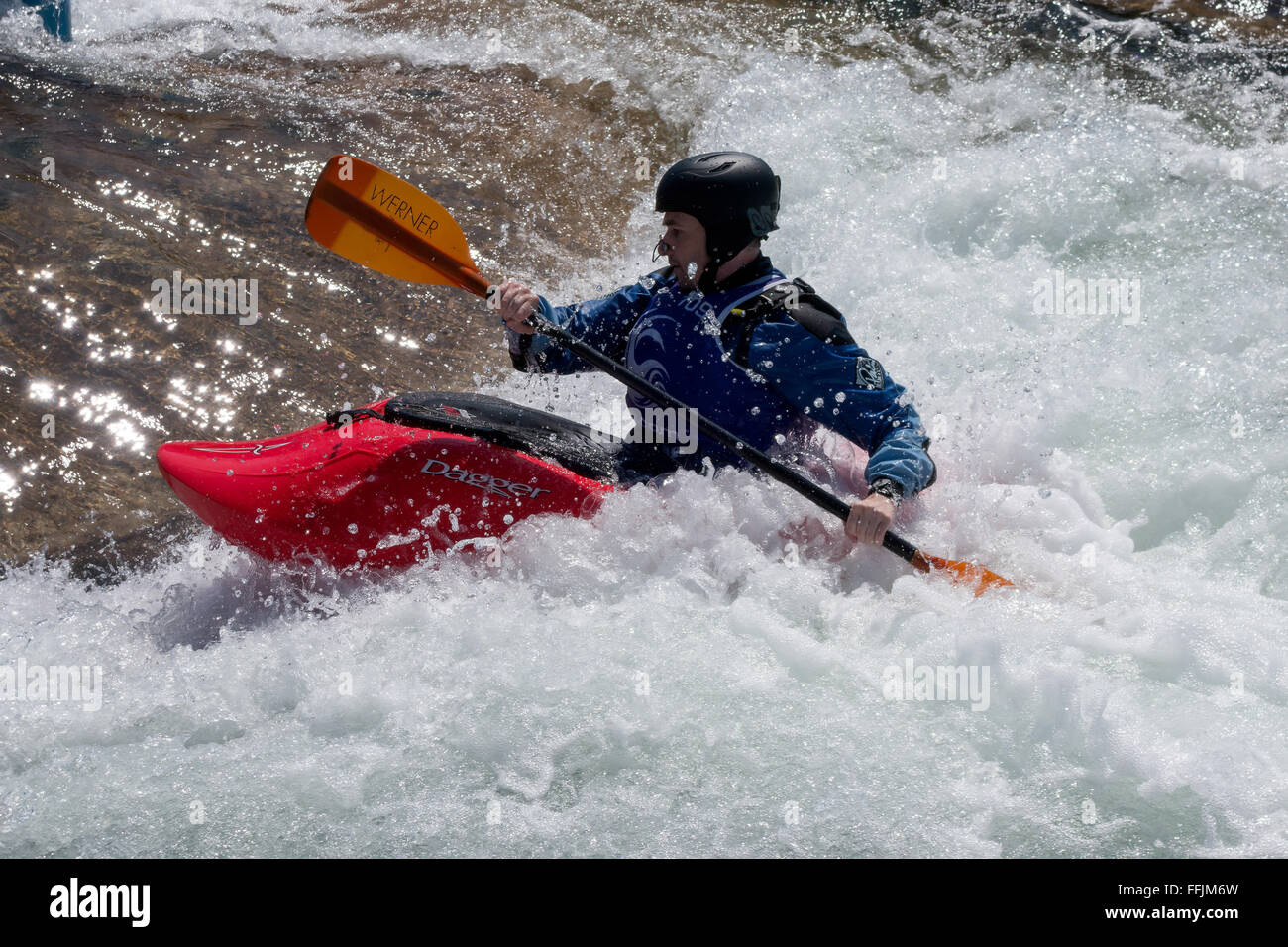Water Sports at the Cardiff International White Water Centre Stock ...