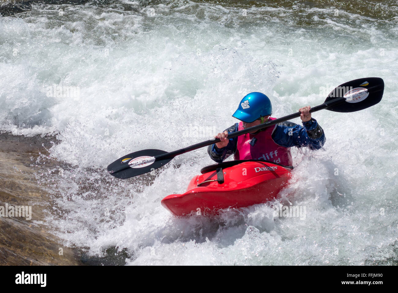Water Sports at the Cardiff International White Water Centre Stock ...