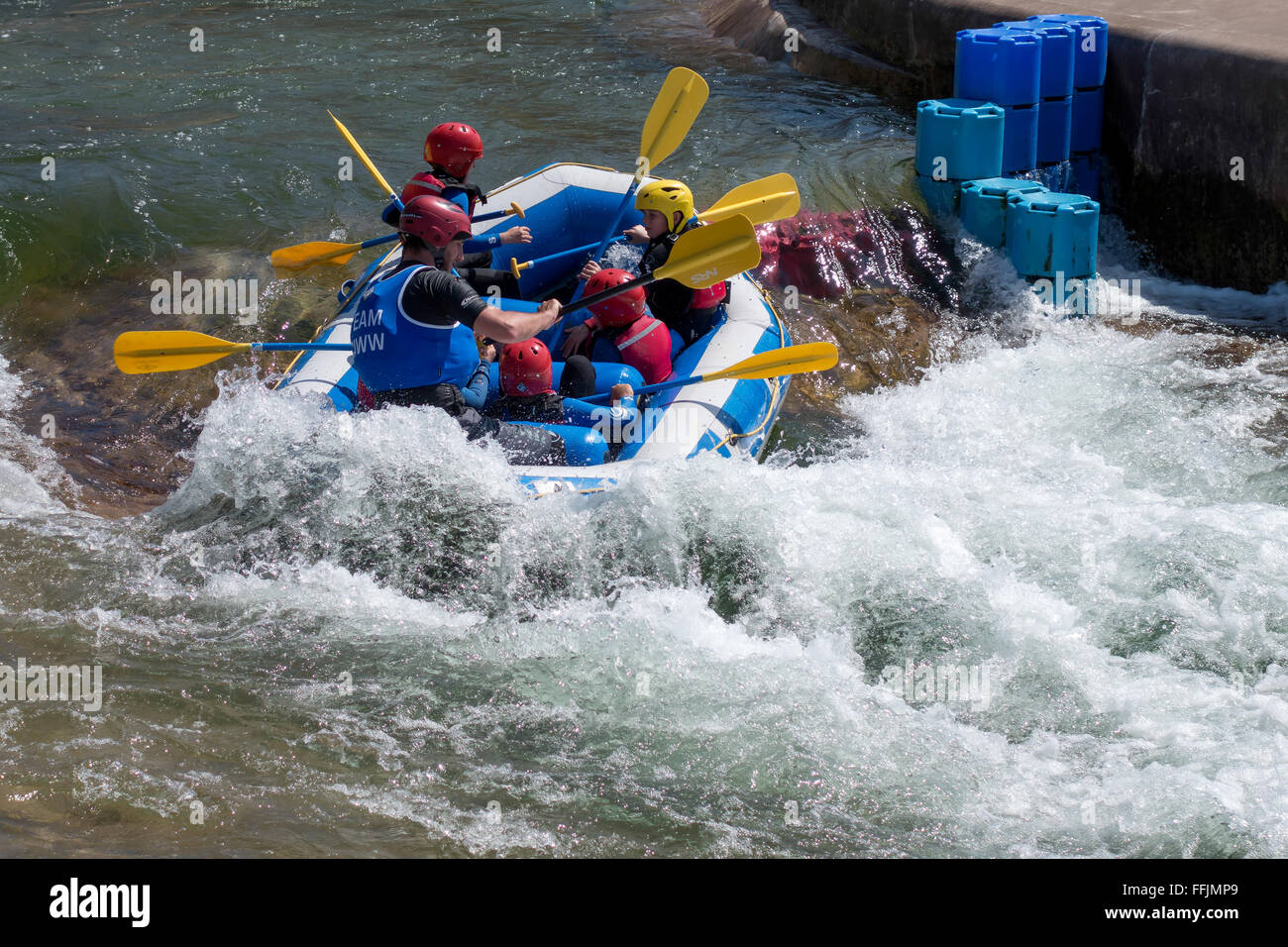 Water Sports at the Cardiff International White Water Centre Stock ...