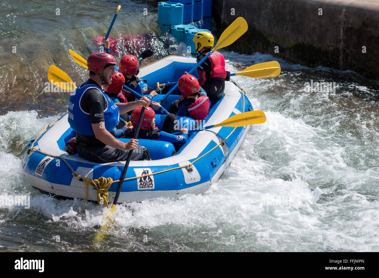 Water Sports at the Cardiff International White Water Centre Stock ...