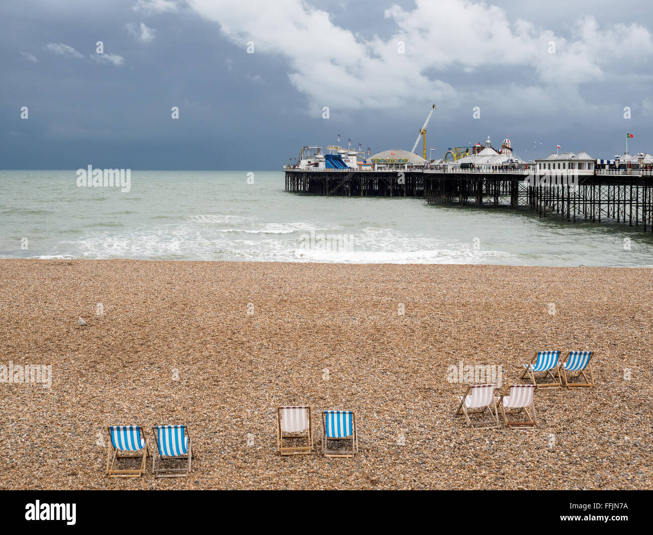 BRIGHTON, EAST SUSSEX/UK - MAY 24 : View of Brighton Pier in Brighton ...