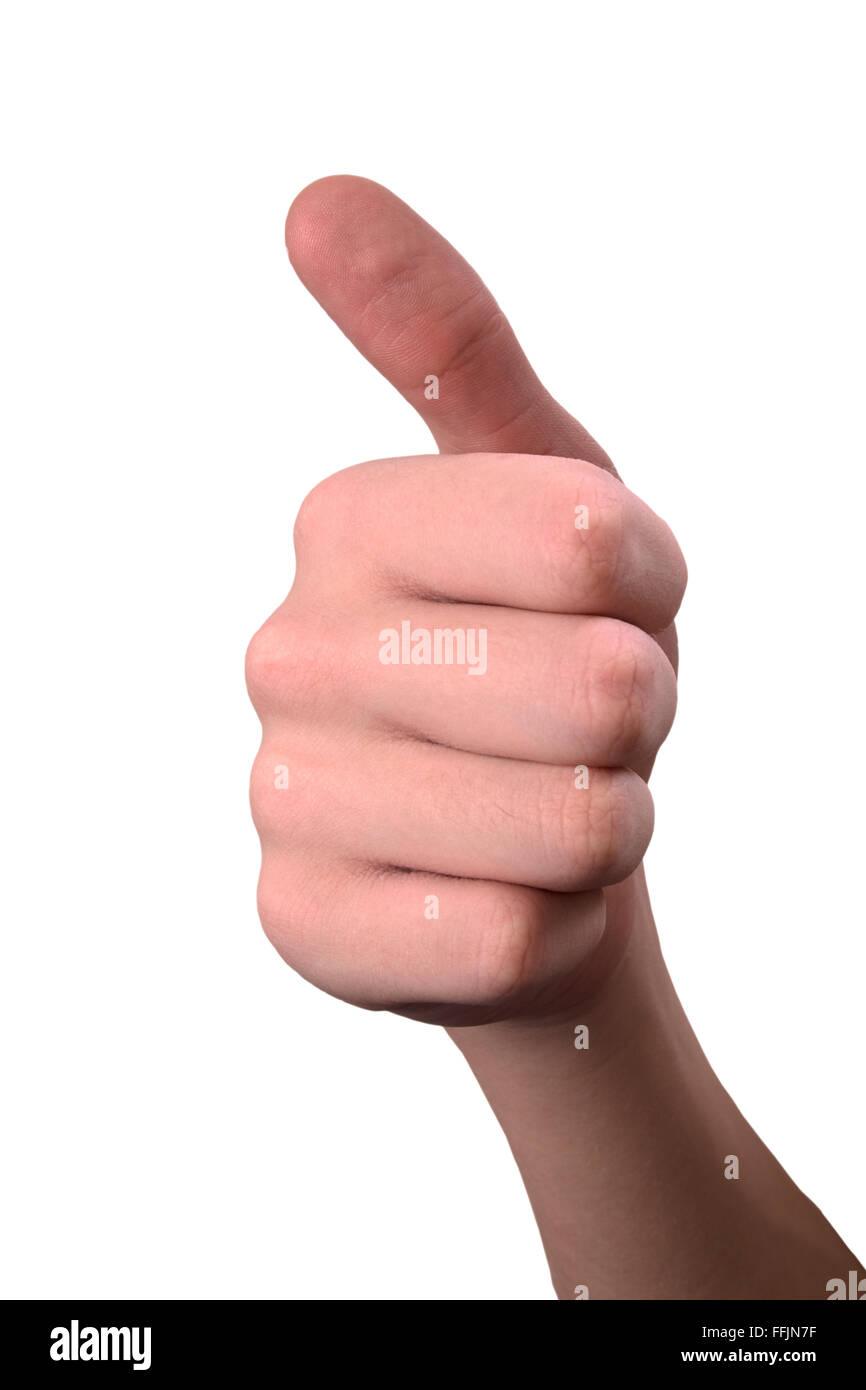 Hand thumbs up hi-res stock photography and images - Alamy