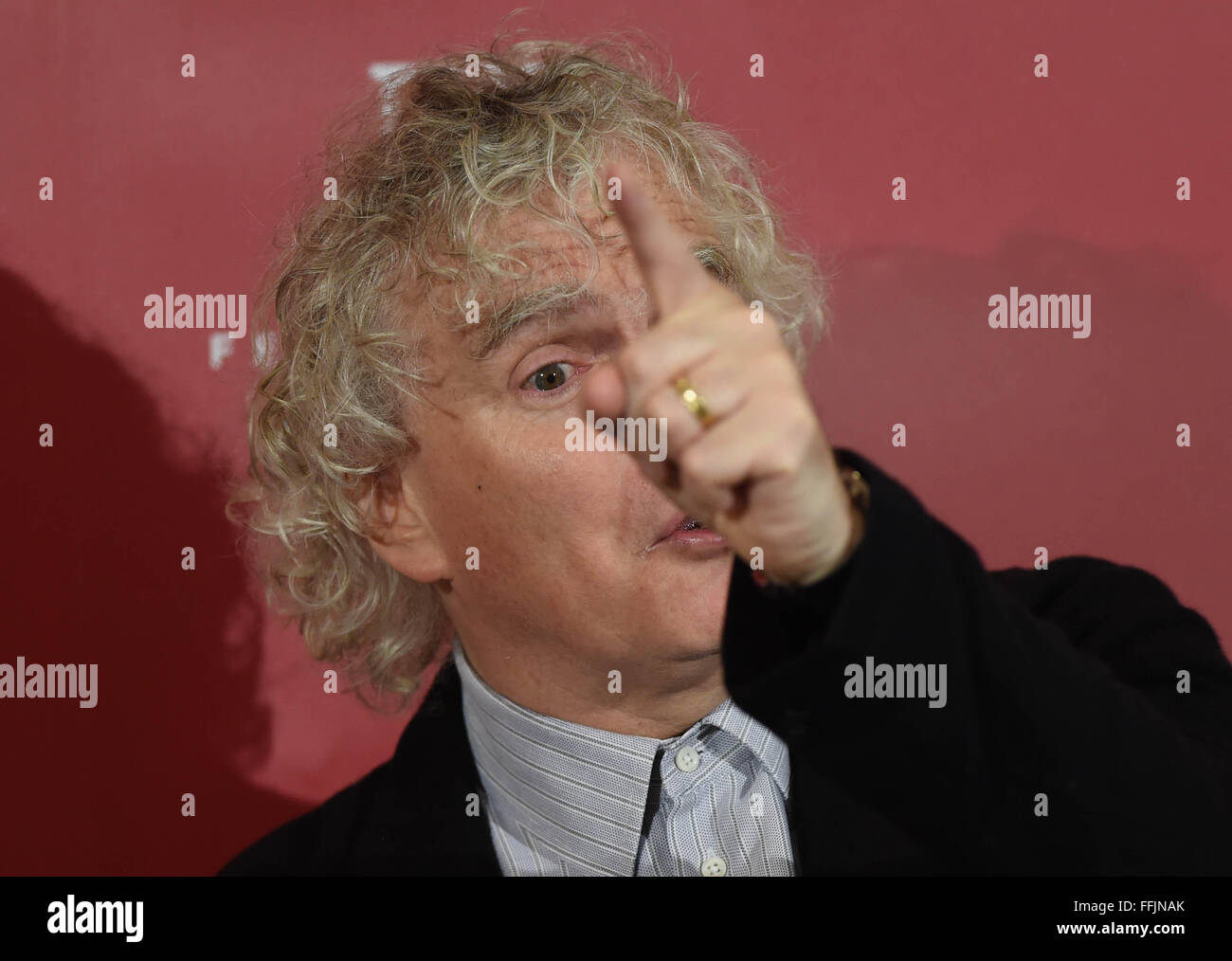 Baden-Baden, Germany. 15th Feb, 2016. Sir Simon Rattle, conductor of ...