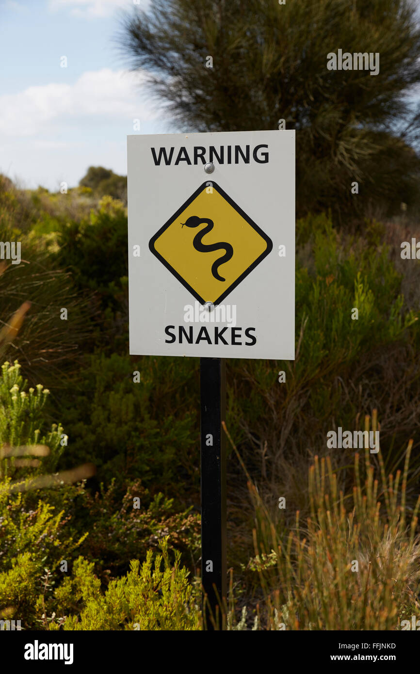 Snake Warning High Resolution Stock Photography and Images - Alamy