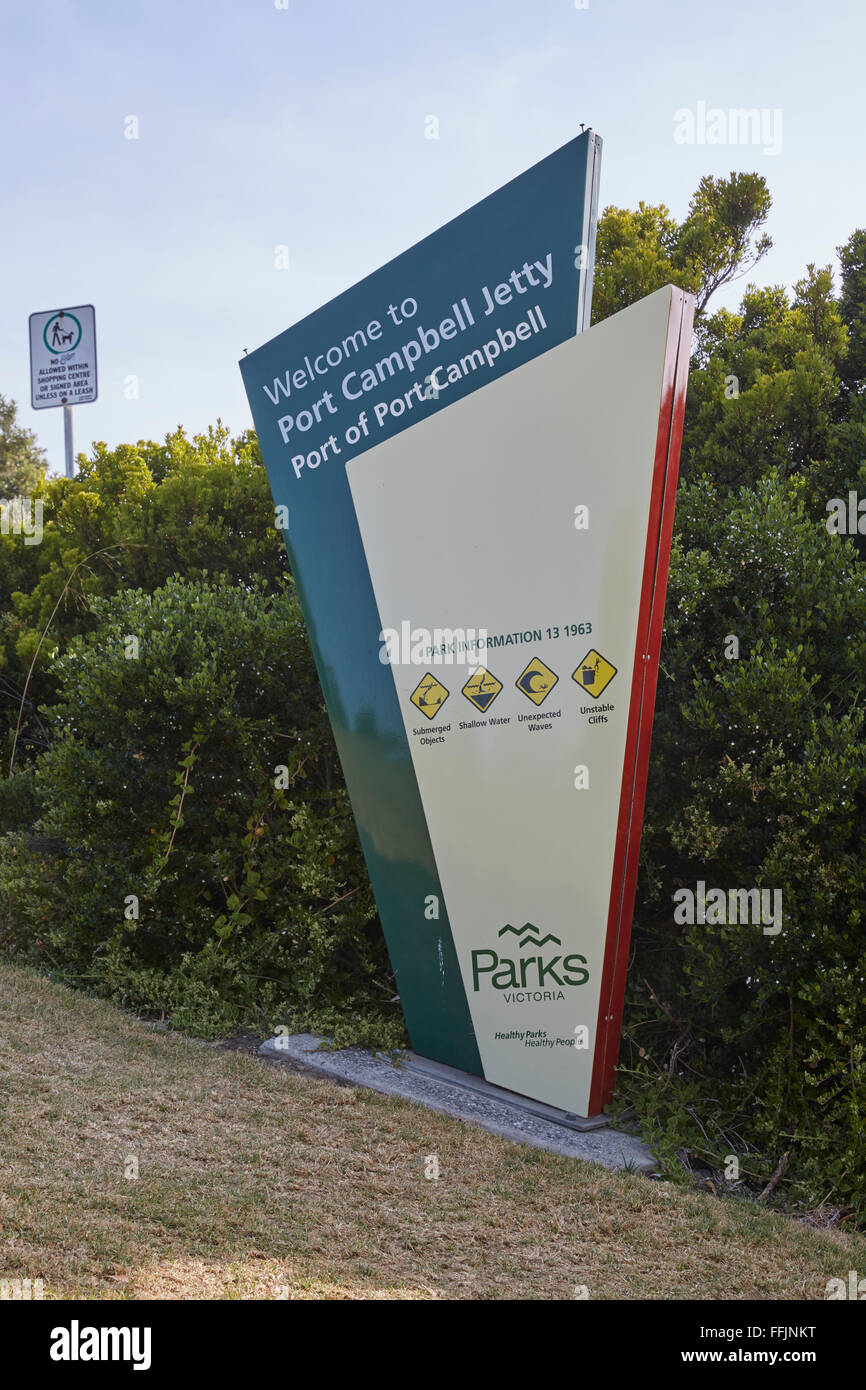 Port Campbell Jetty Stock Photo - Alamy