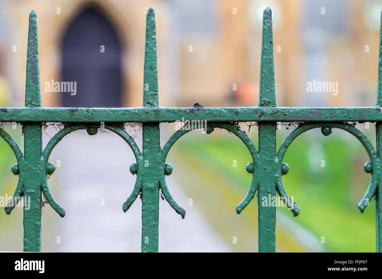 Church railings hi-res stock photography and images - Alamy