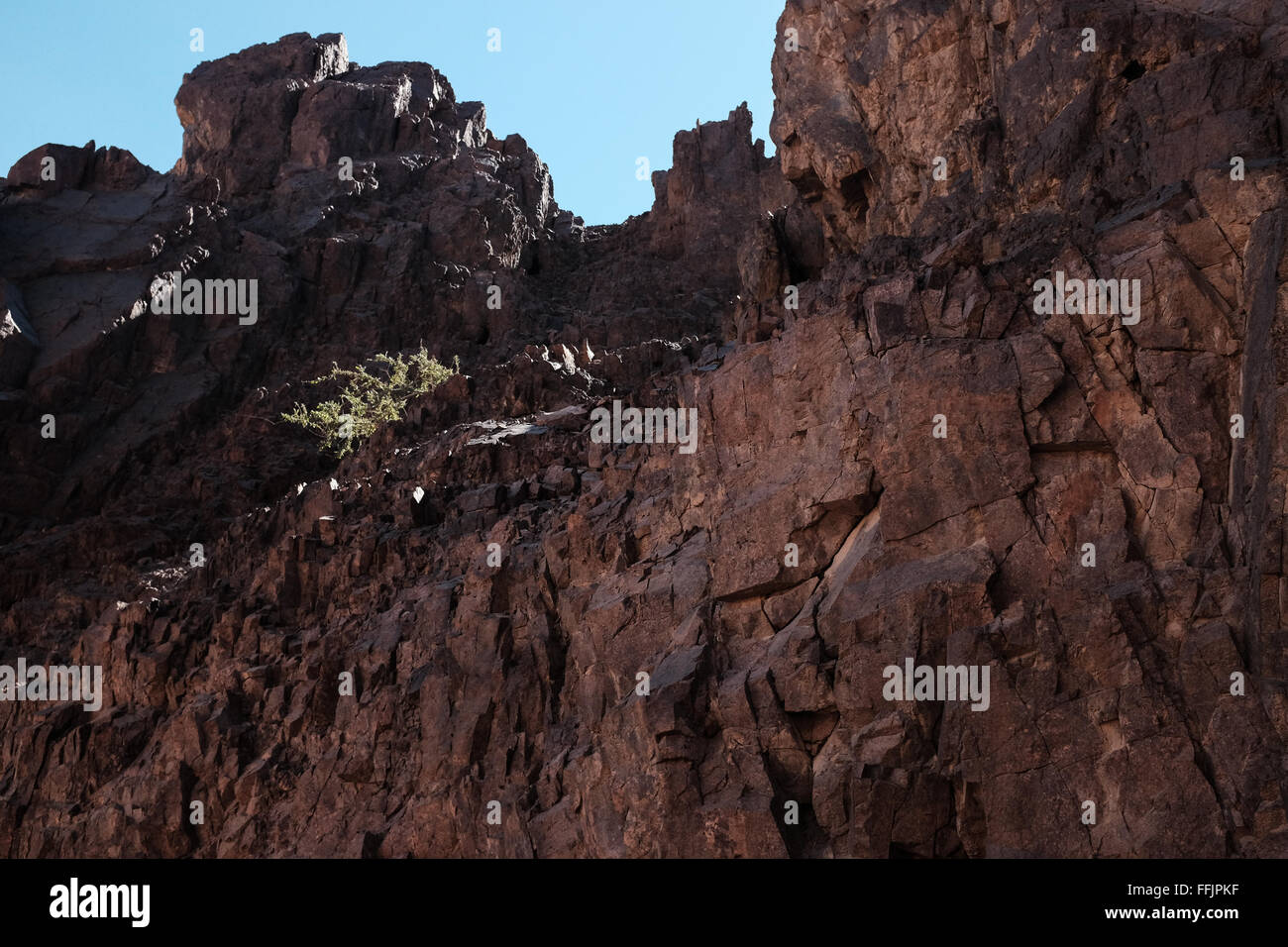 The Red Canyon in the mountains engulfing Eilat, at the southern most ...
