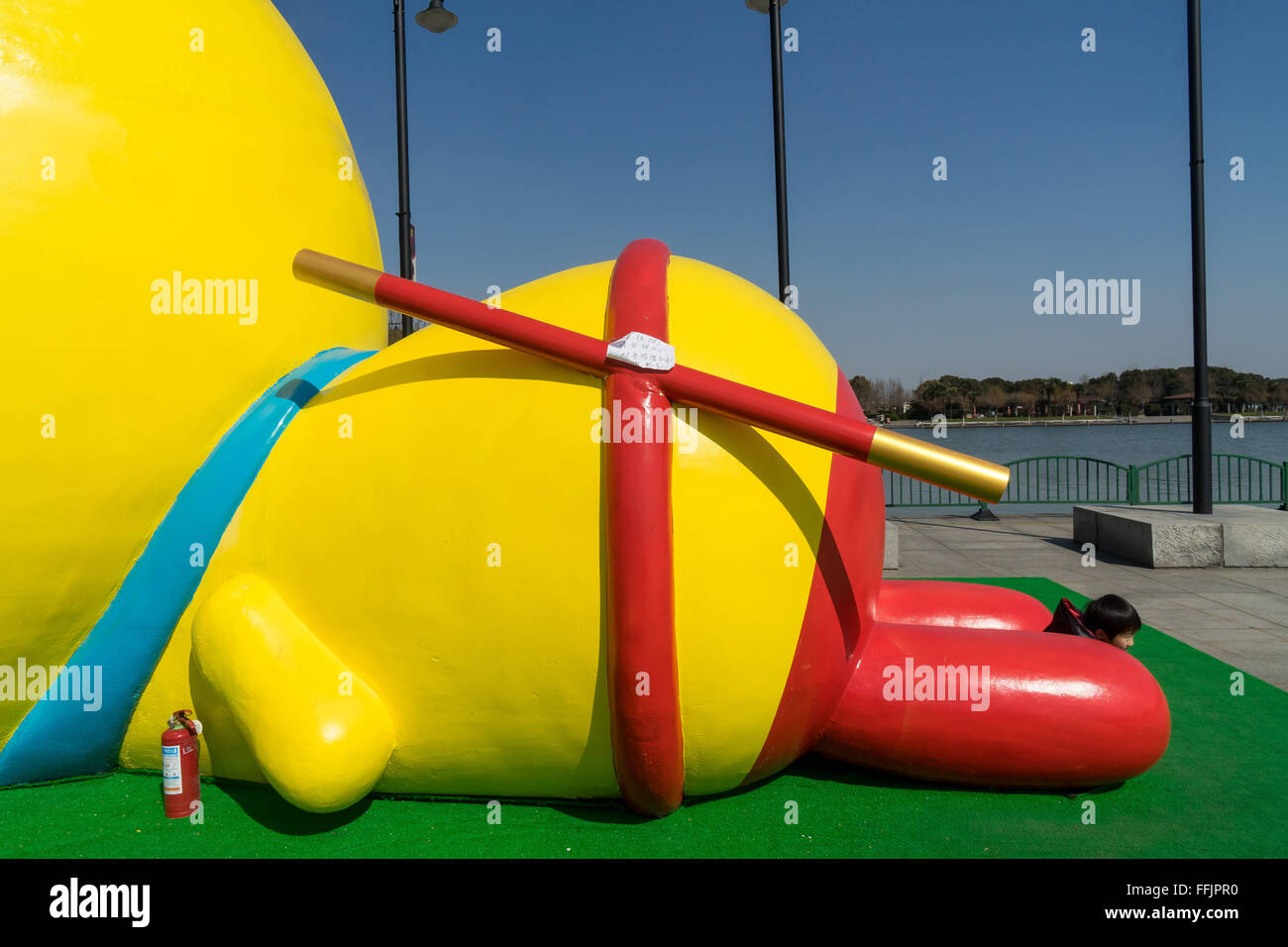 Shanghai, Shanghai, CHN. 15th Feb, 2016. A Monkey King of cute version ...