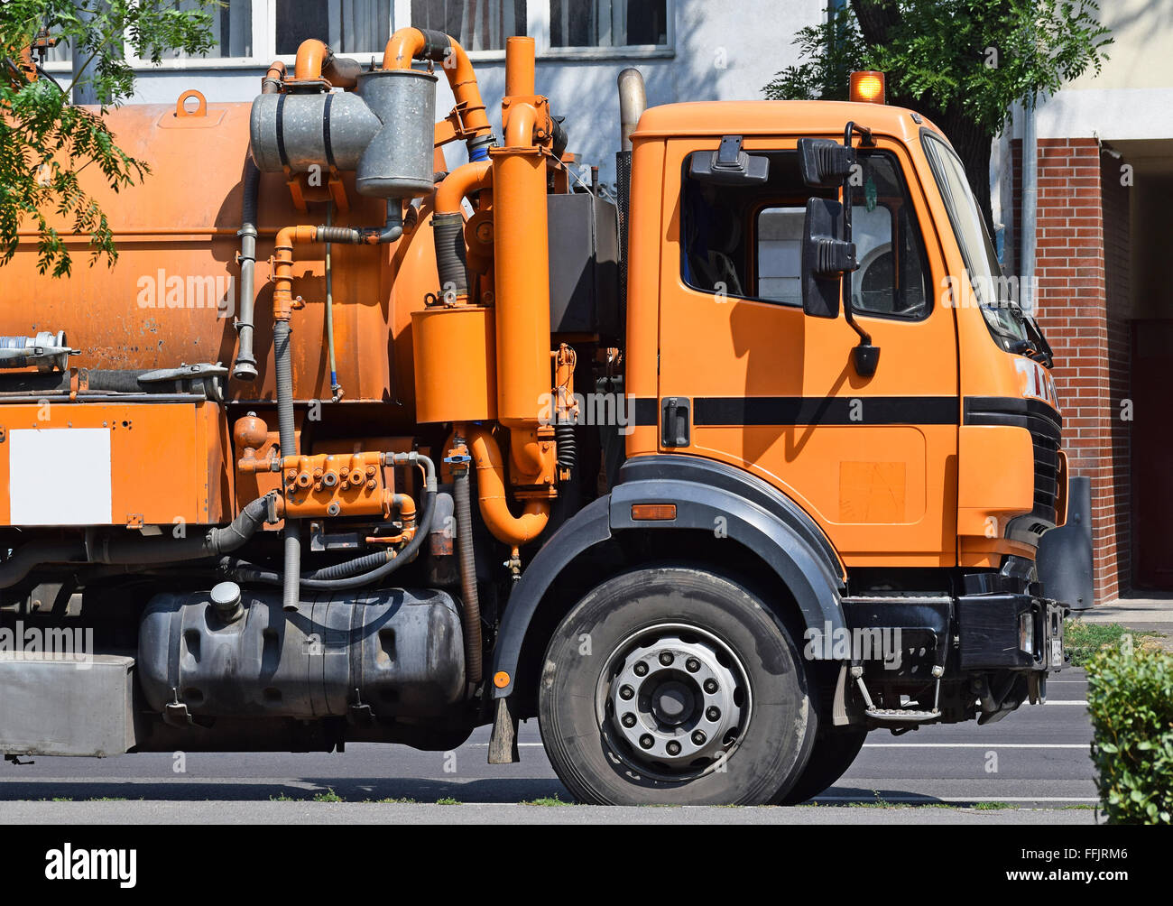 Sewage tanker hi-res stock photography and images - Alamy