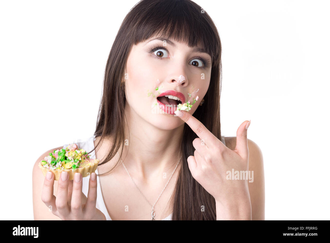 Very hungry woman hi-res stock photography and images - Alamy