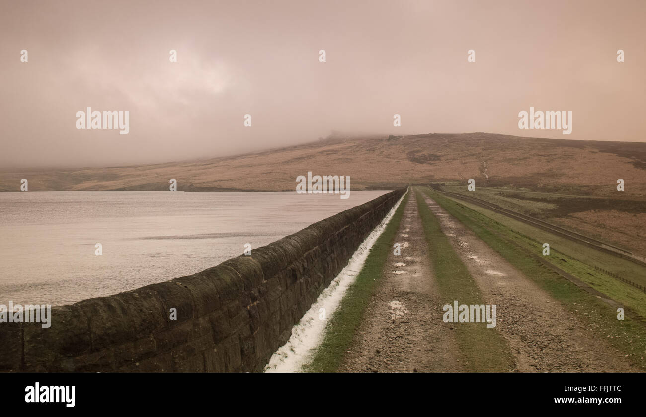 Upper Gorple reservoir Stock Photo - Alamy