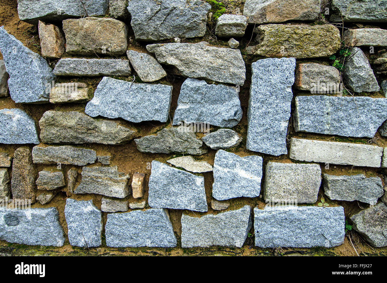 Old stone wall for architecture and background Stock Photo - Alamy