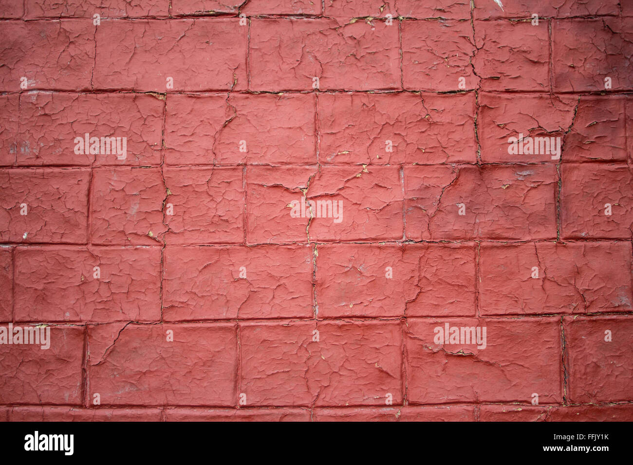 Worn out red brick wall Stock Photo - Alamy