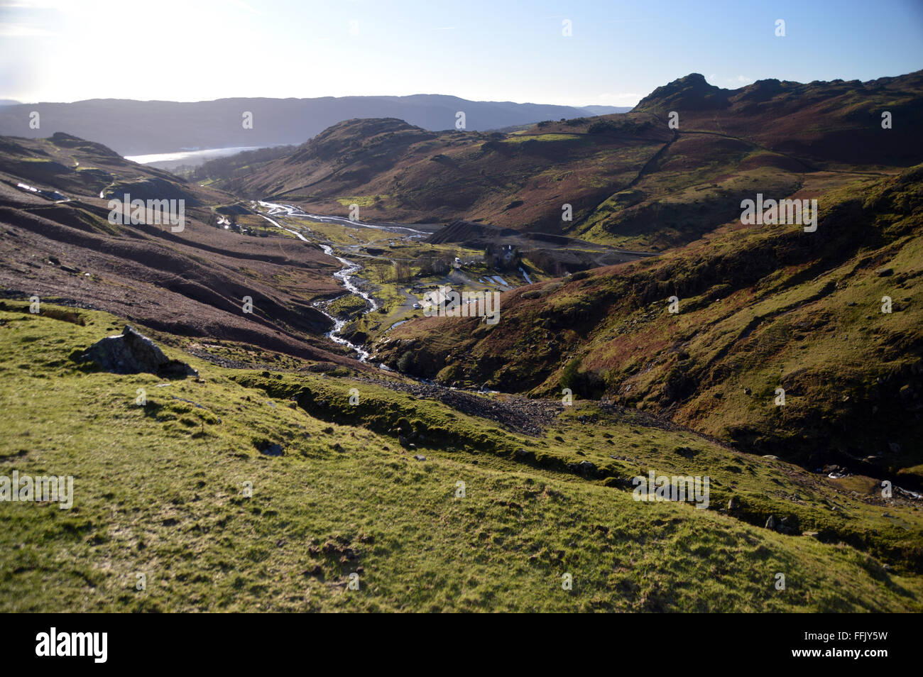 Looking South Down the Copper Mines Valley and Red Dell Beck Towards ...