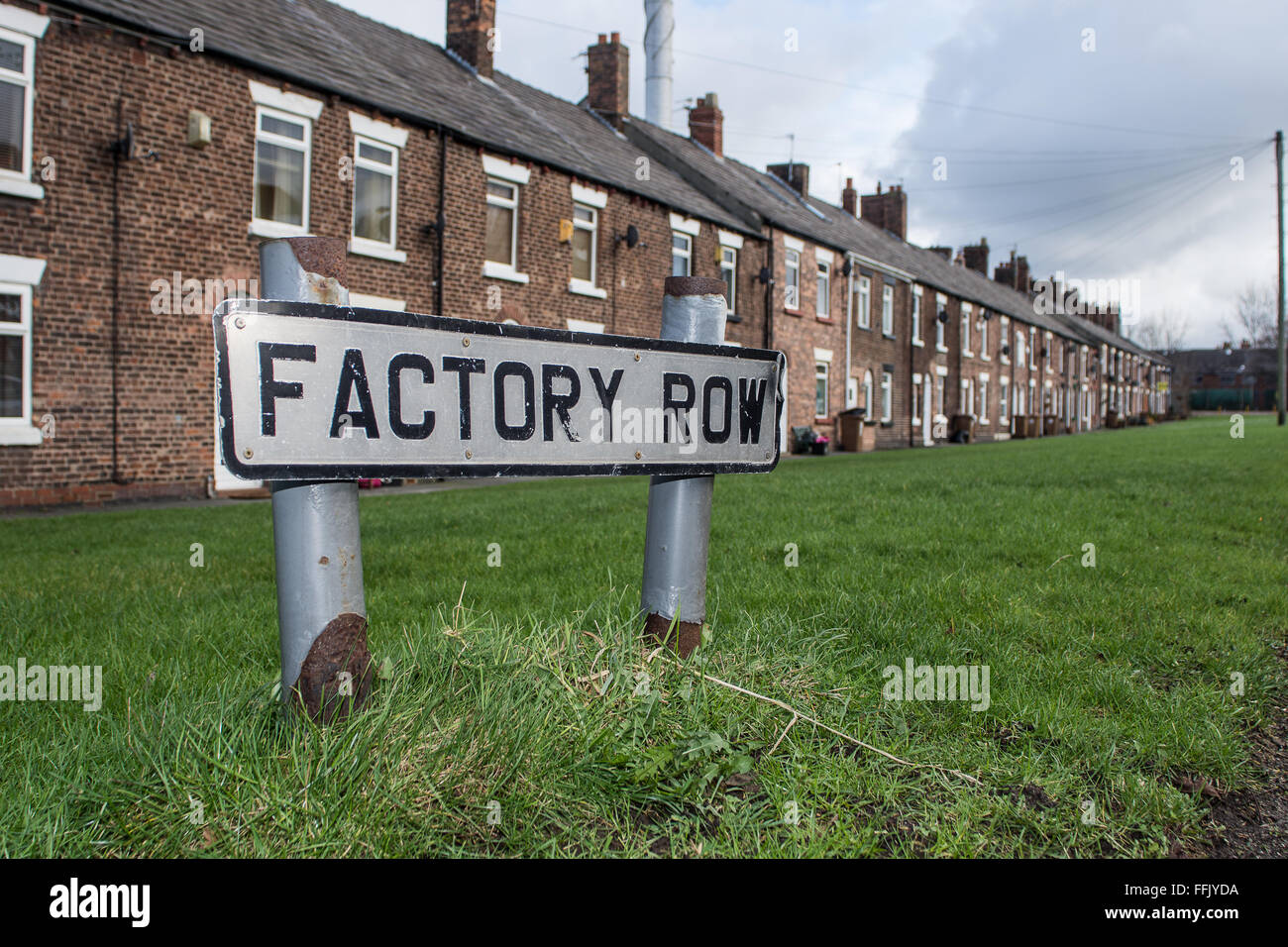 factory Row St.Helens originally the homes of Pilkingtons glass factory ...