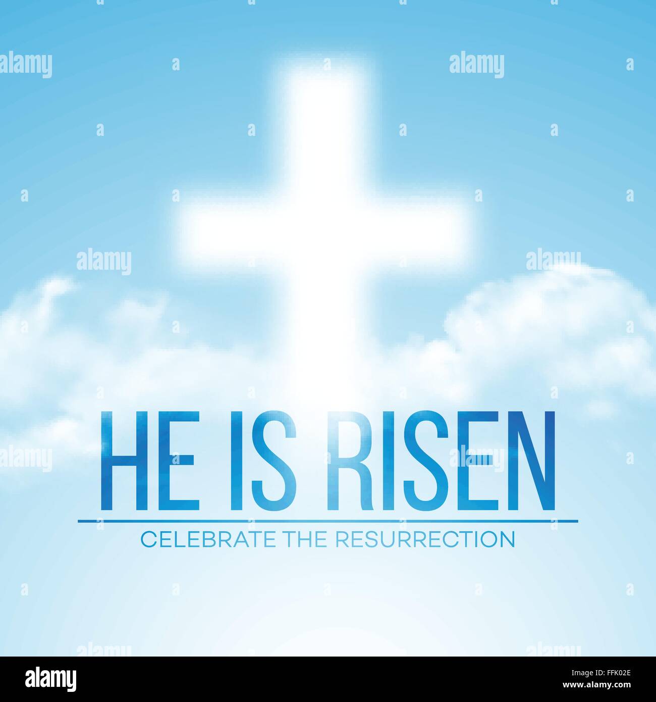 He Is Risen Easter Background