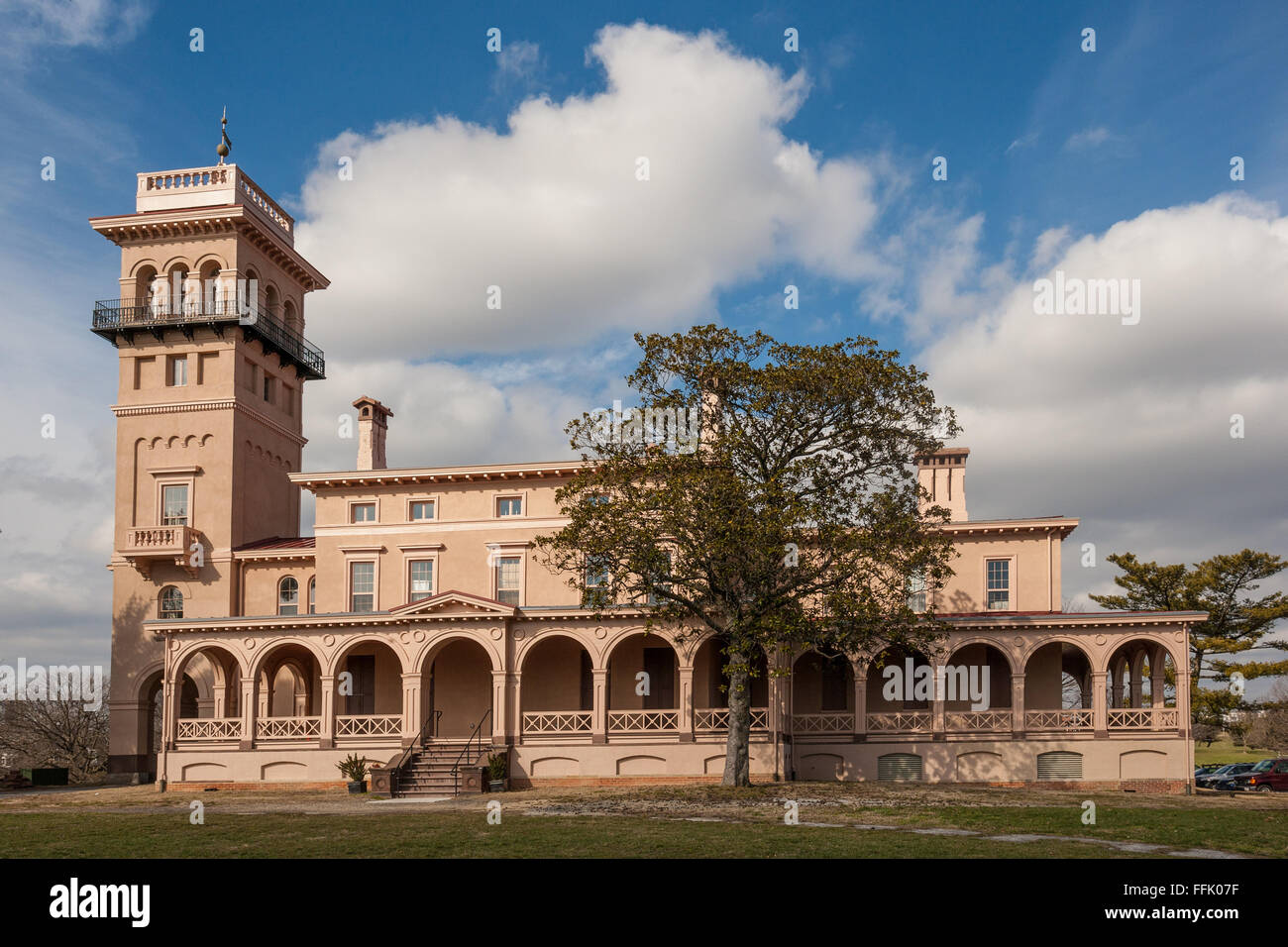 Clifton Mansion in Baltimore, MD, once summer estate of Johns Hopkins ...