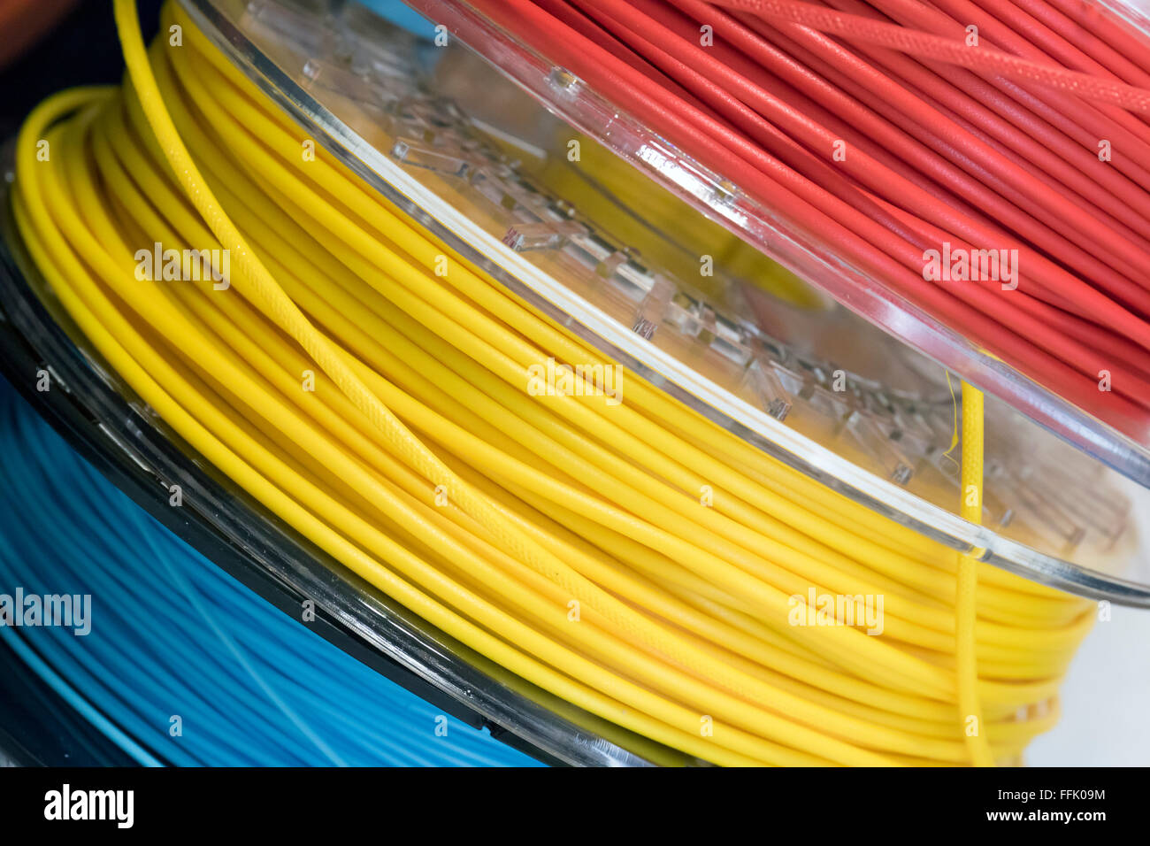 Cable spools hi-res stock photography and images - Alamy