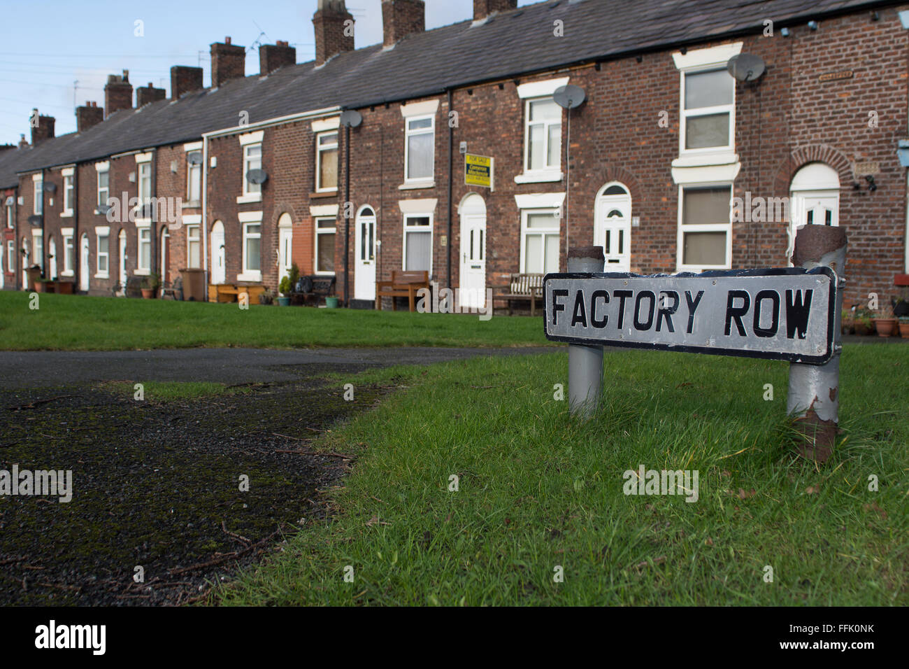 factory Row St.Helens originally the homes of Pilkingtons glass factory ...