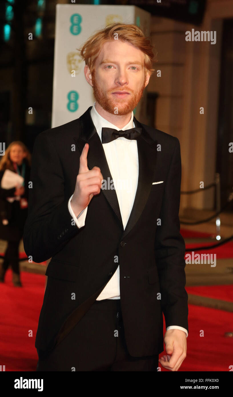 London.UK. Domhnall Gleeson at the EE British Academy Film Awards ...