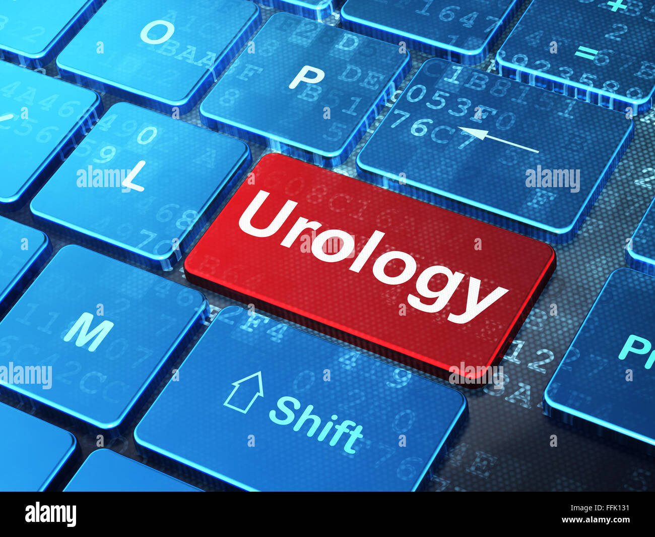 Medicine concept: Urology on computer keyboard background Stock Photo ...