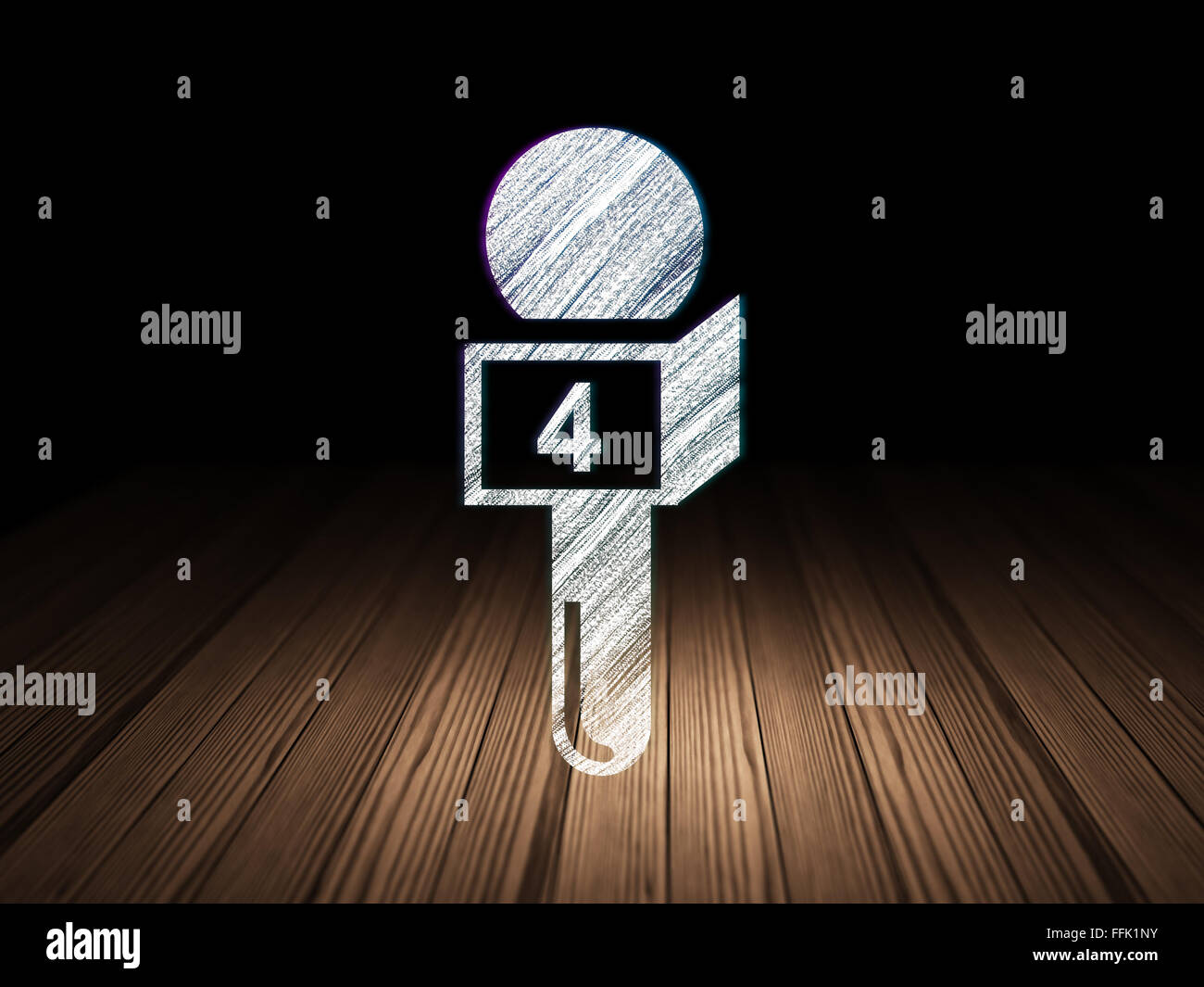 Brown microphone icon hi-res stock photography and images - Alamy