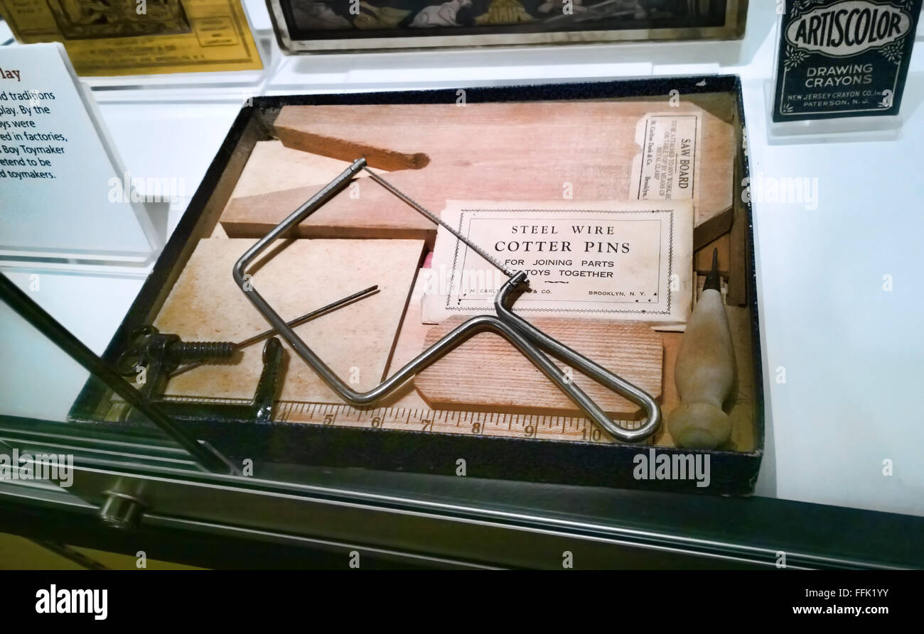 Rochester , New York. Strong Museum of Play. Toy repair kit Stock Photo ...