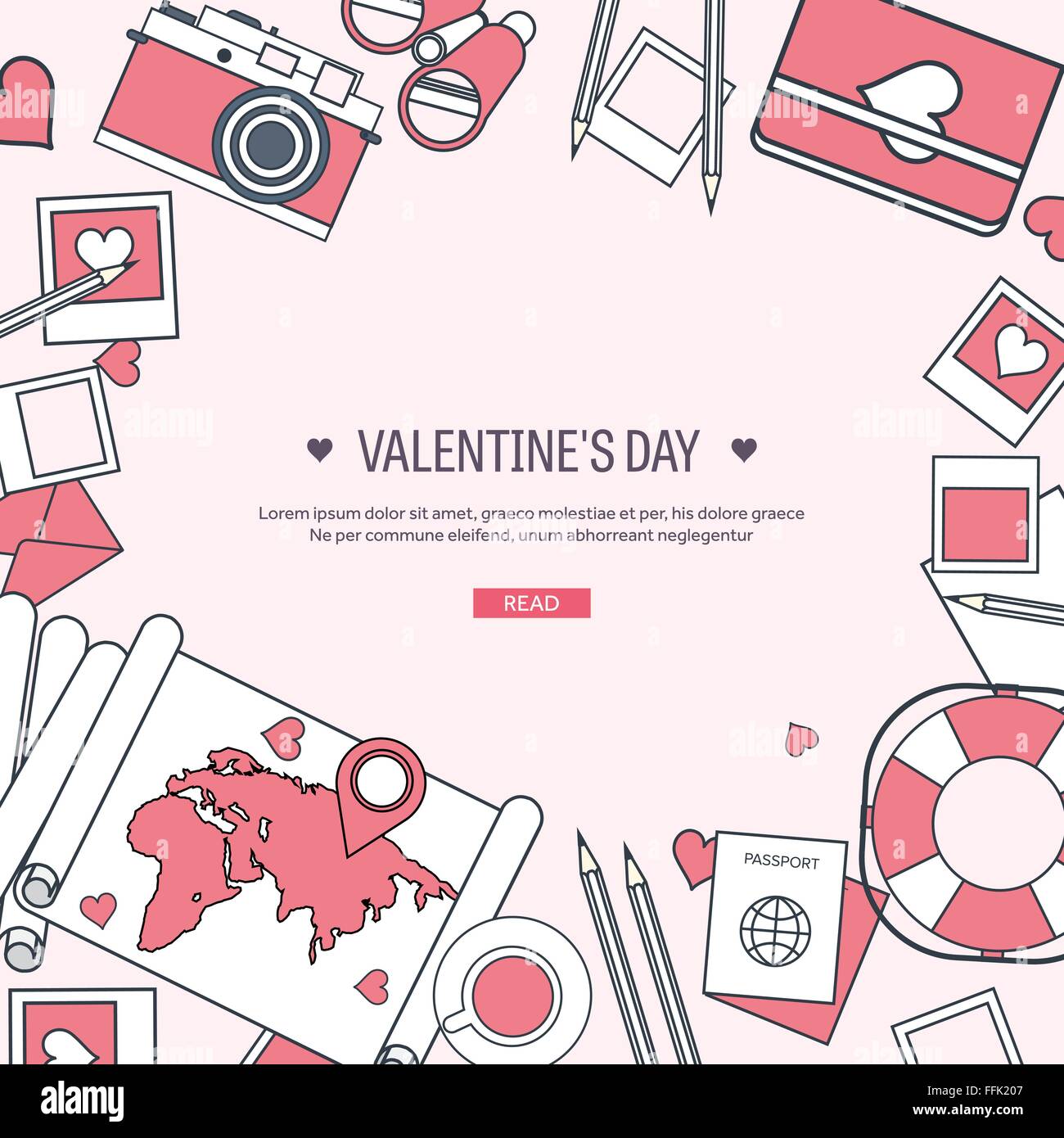Map of valentine hi-res stock photography and images - Alamy