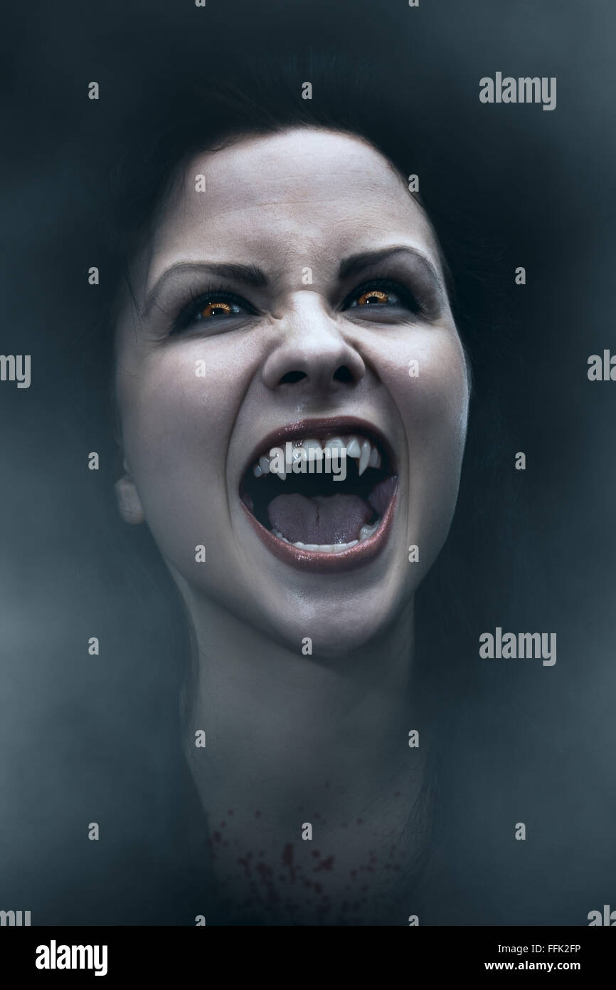 Vampire. Photo closeup Stock Photo - Alamy