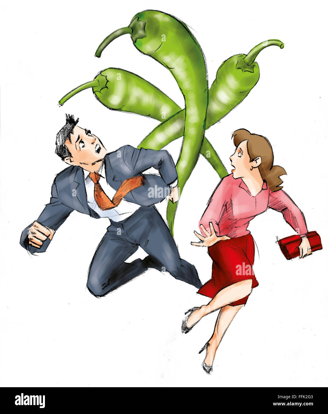 Women afraid hi-res stock photography and images - Alamy