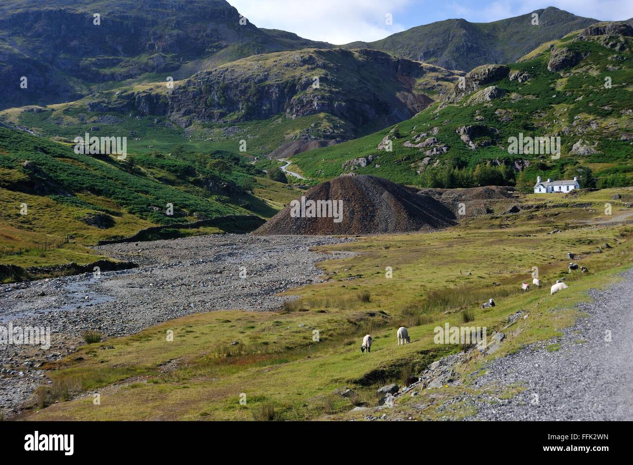 Coniston Coppermines, Lake District National Park, Cumbria, UK Stock ...