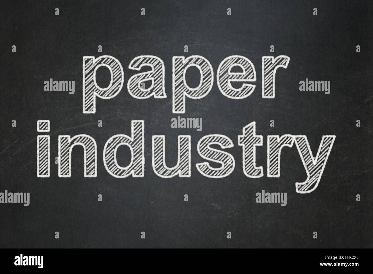 Industry concept: Paper Industry on chalkboard background Stock Photo ...
