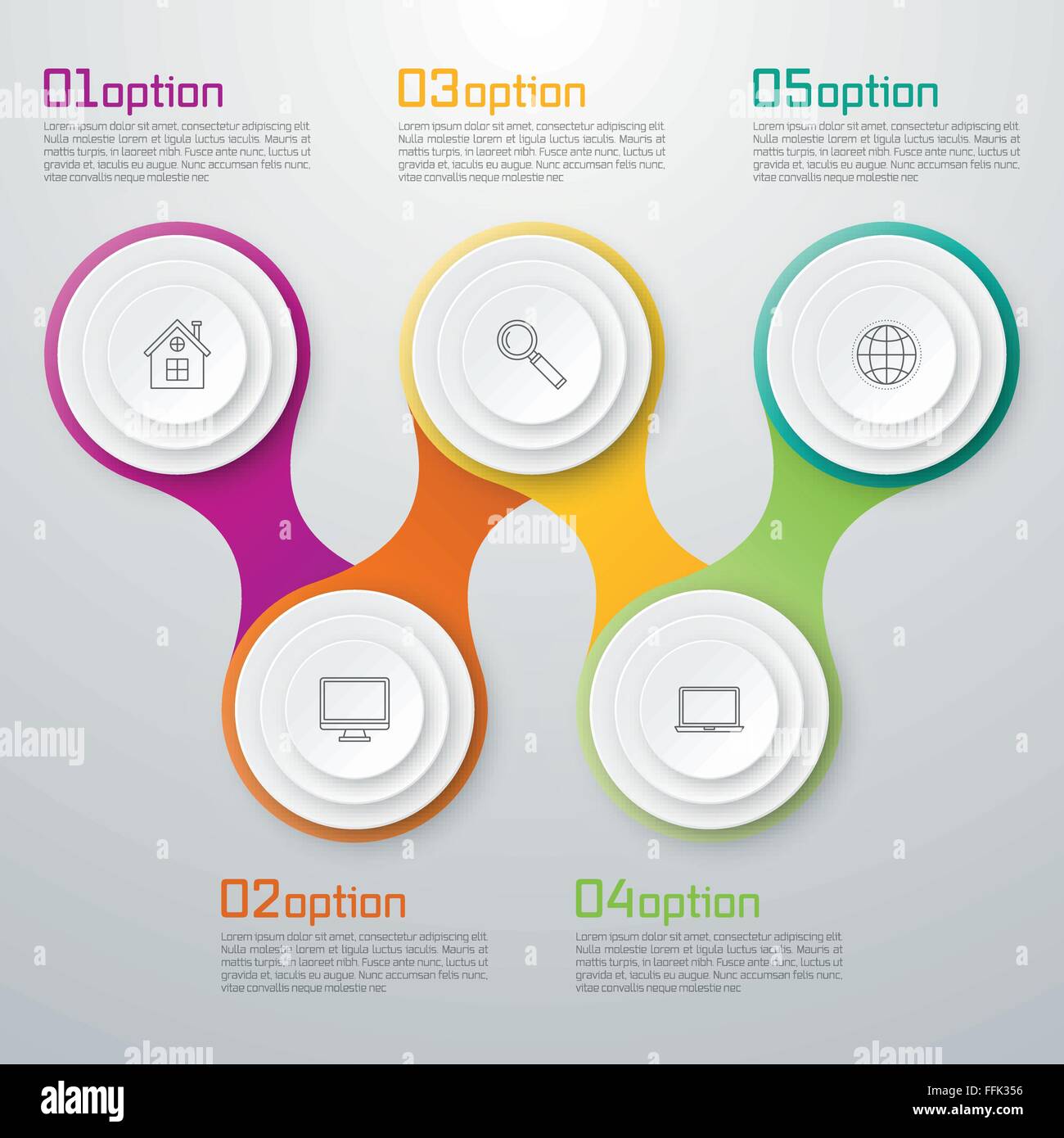 Timeline Vector 3d Infographic Stock Vector Image & Art - Alamy
