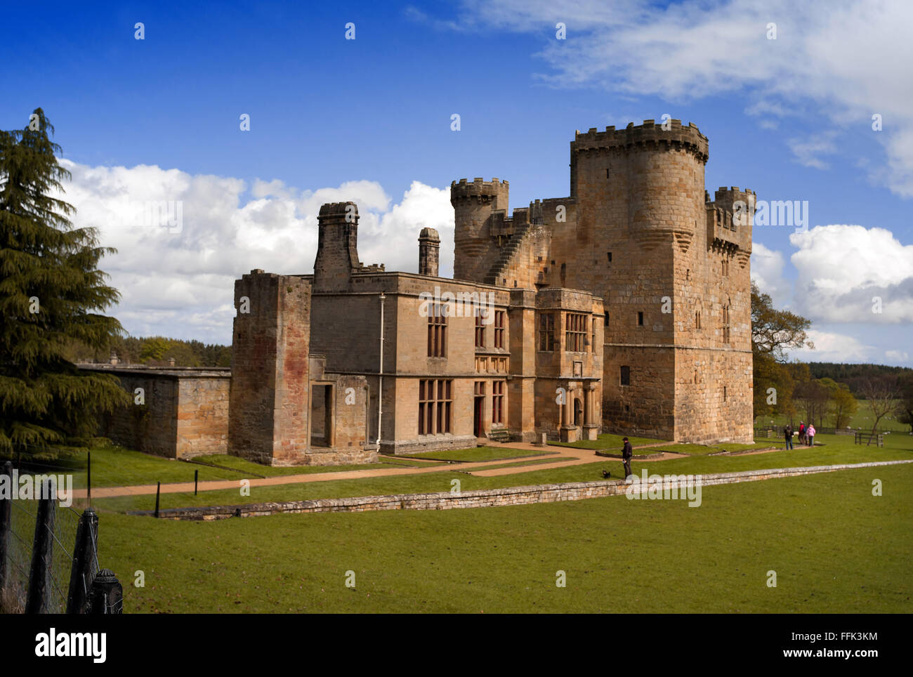 Belsay castle hi-res stock photography and images - Alamy