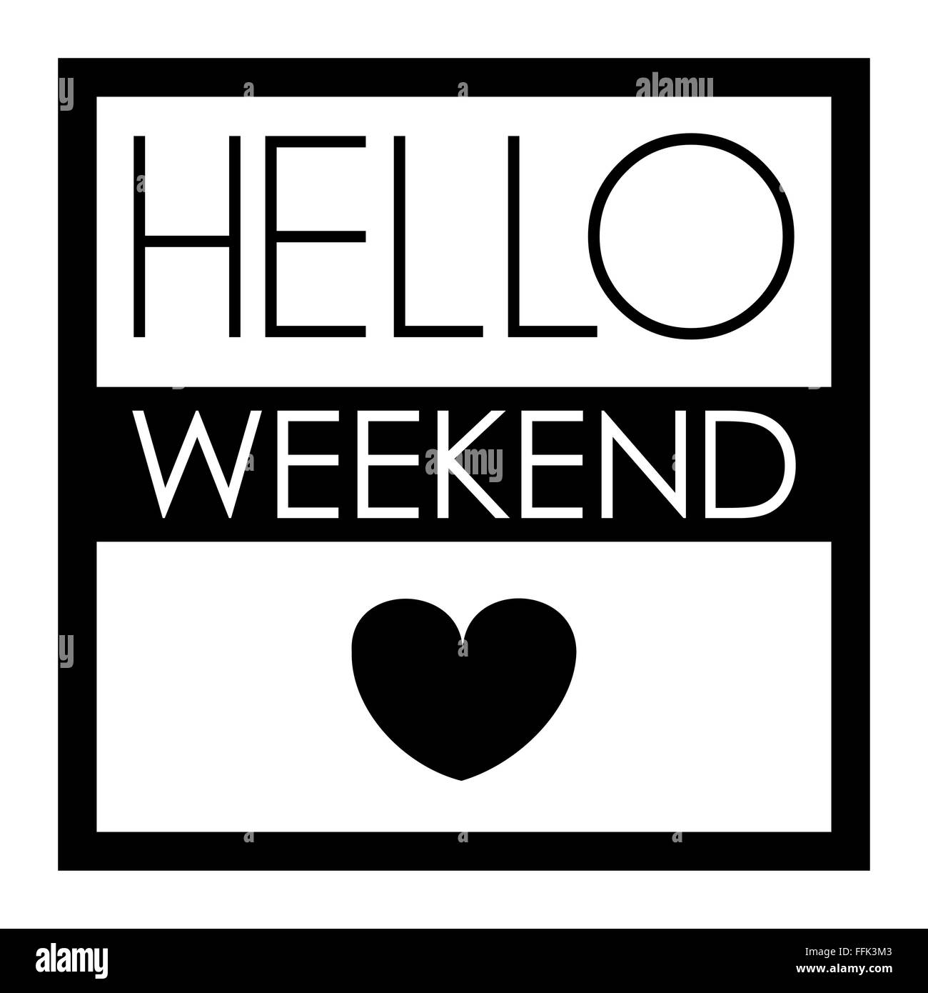 Week weekend Black and White Stock Photos & Images - Alamy