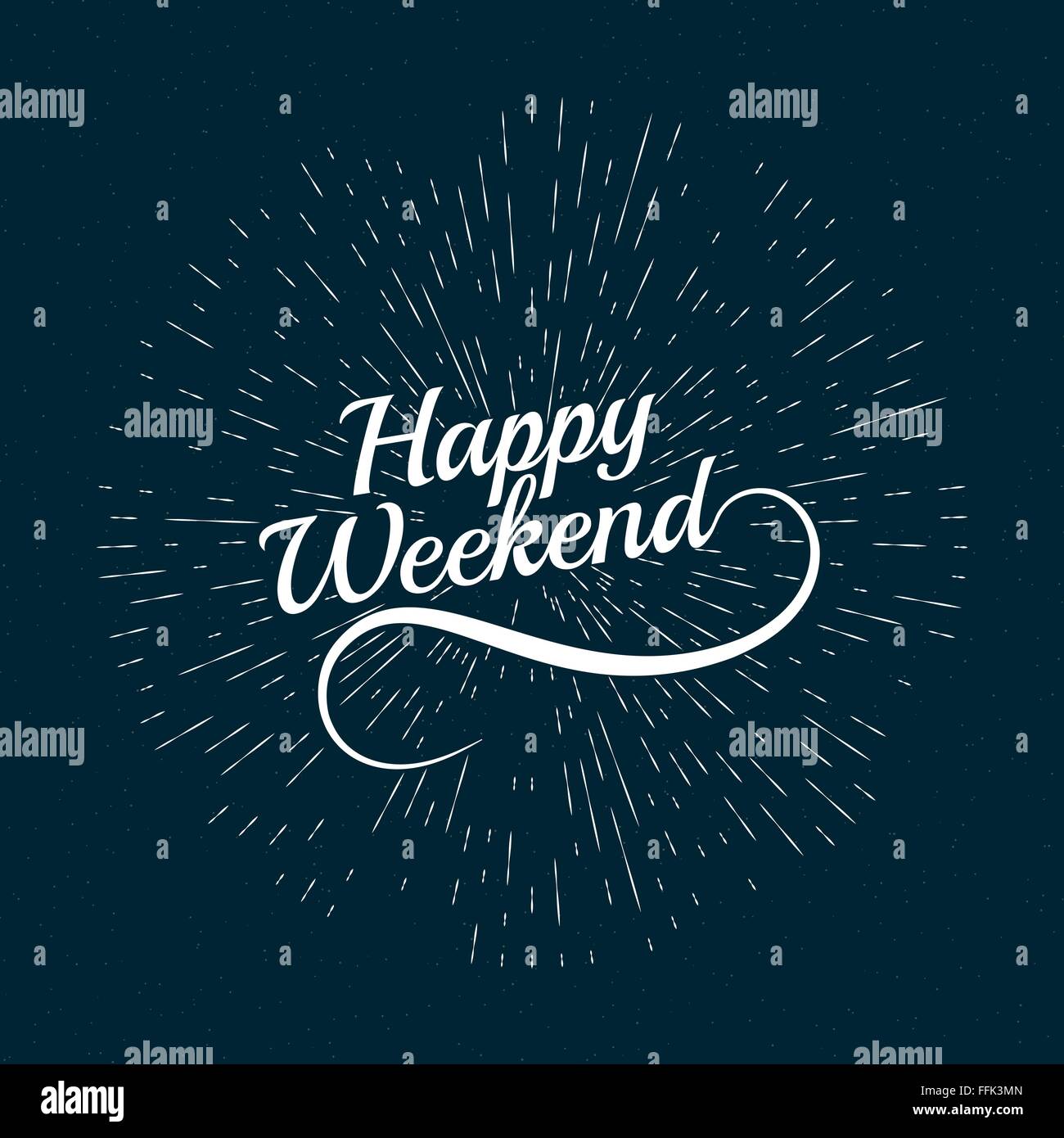 hello Weekend. Poster Stock Vector Image & Art - Alamy
