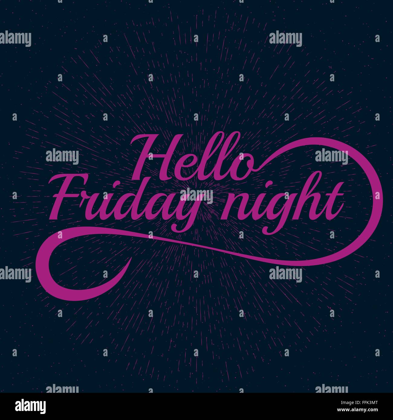 Friday night fun Stock Vector Images - Alamy
