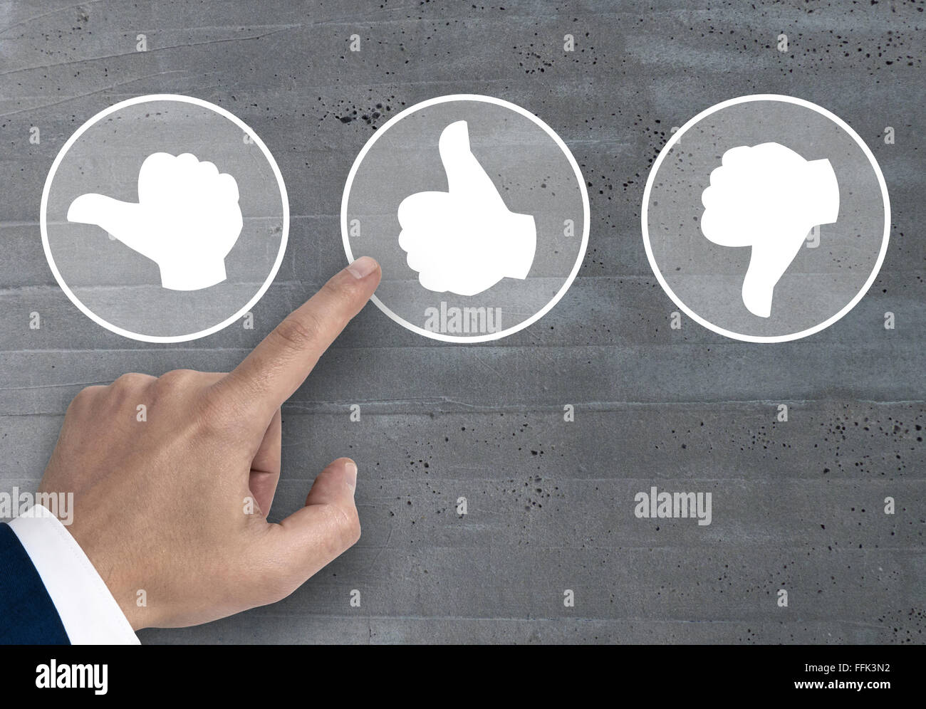 Review with your thumb icons concept Stock Photo - Alamy Review with your thumb icons concept Stock Photo - Alamy
