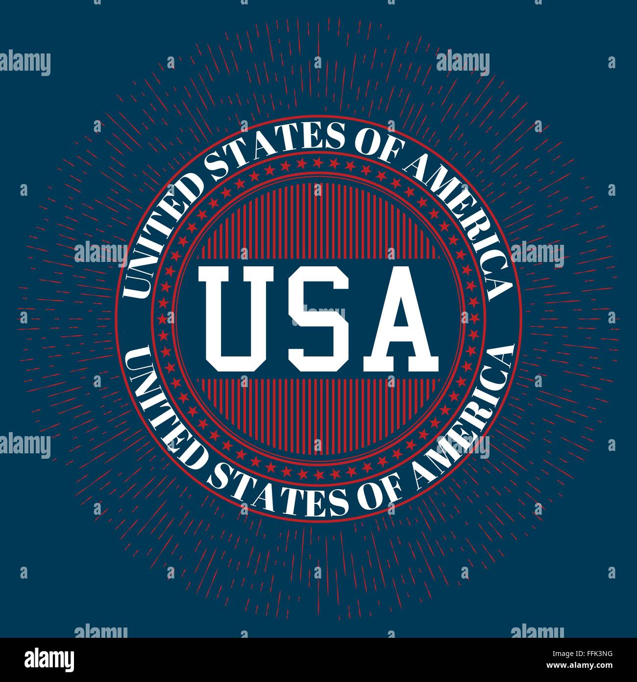 Stock vector logo USA Stock Vector Image & Art - Alamy