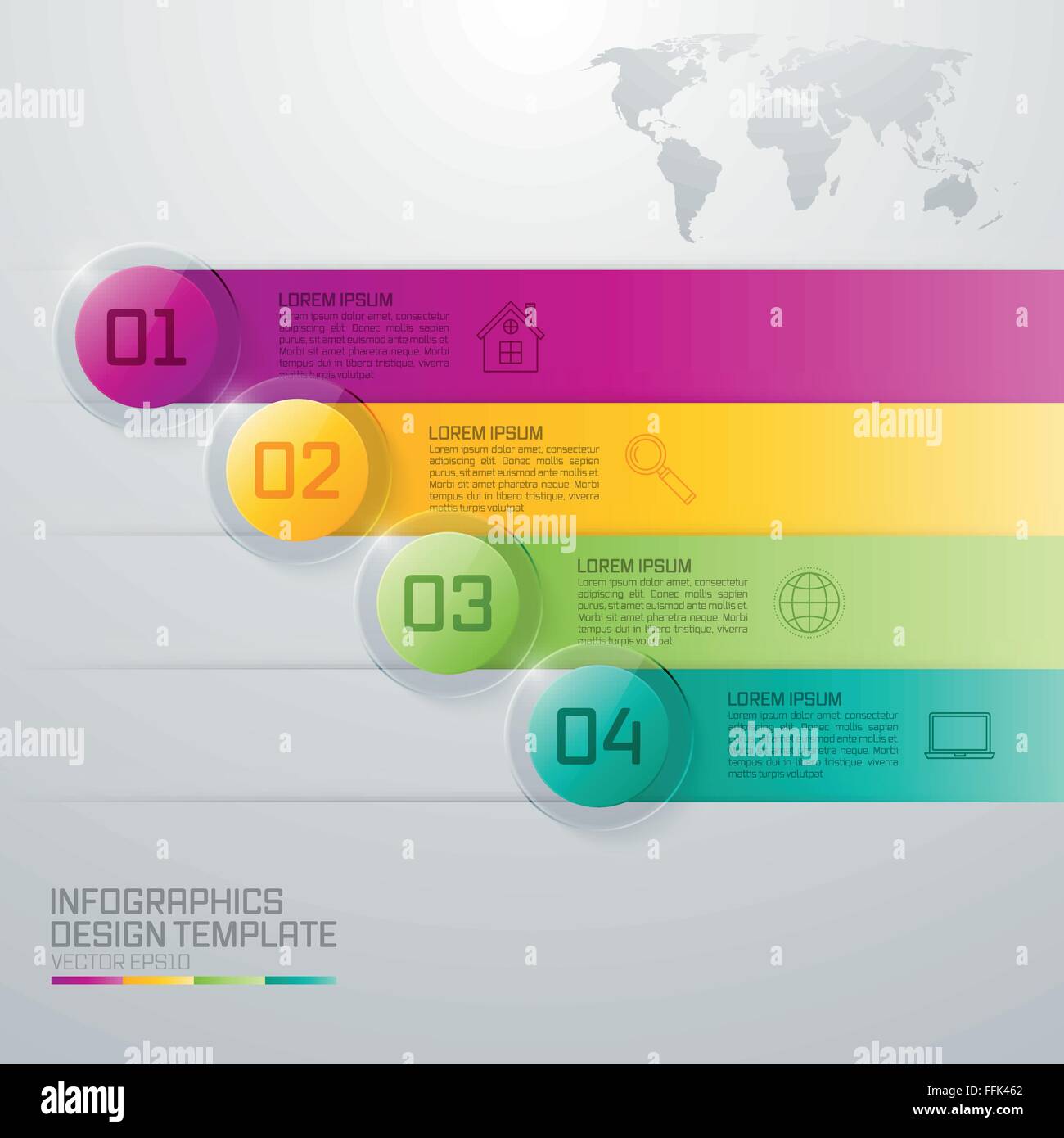 Infographic design white circles Stock Vector Image & Art - Alamy