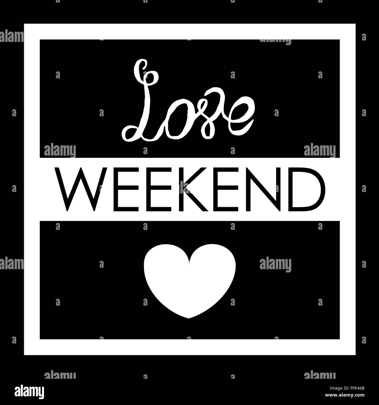 Week weekend Black and White Stock Photos & Images - Alamy