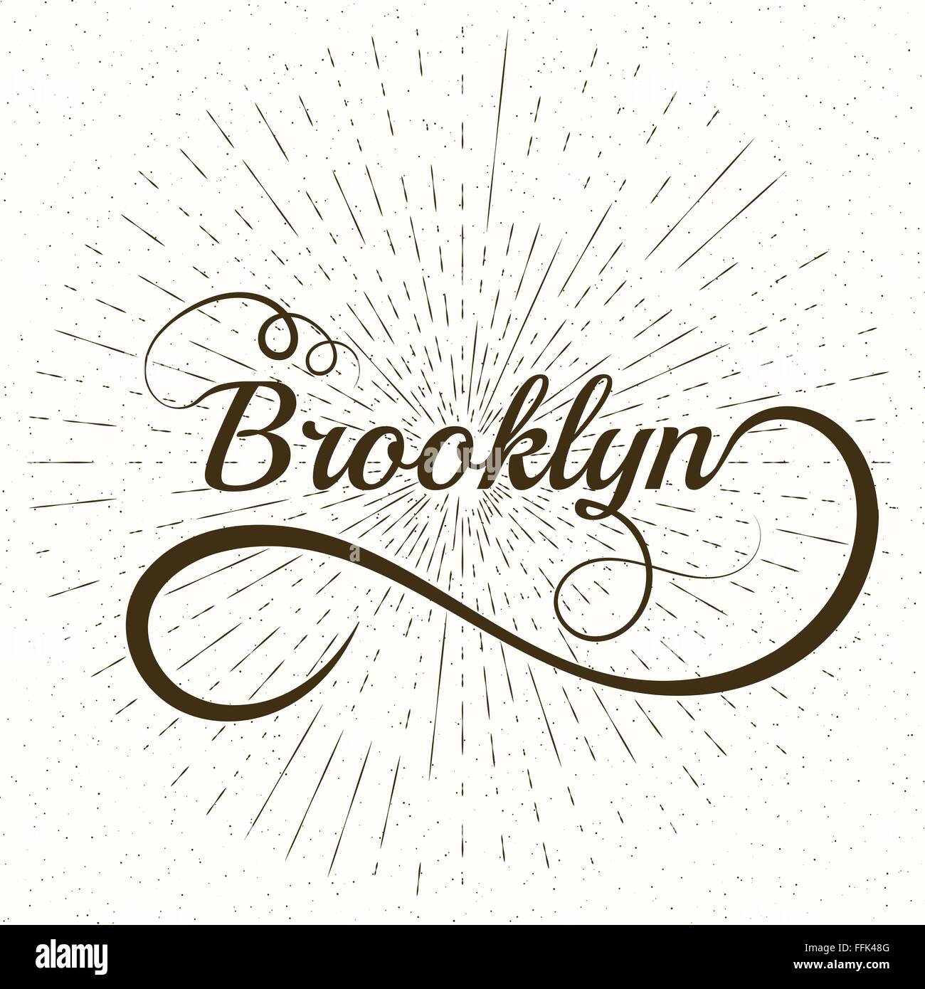 lettering Brooklyn. Stock vector Stock Vector Image & Art - Alamy